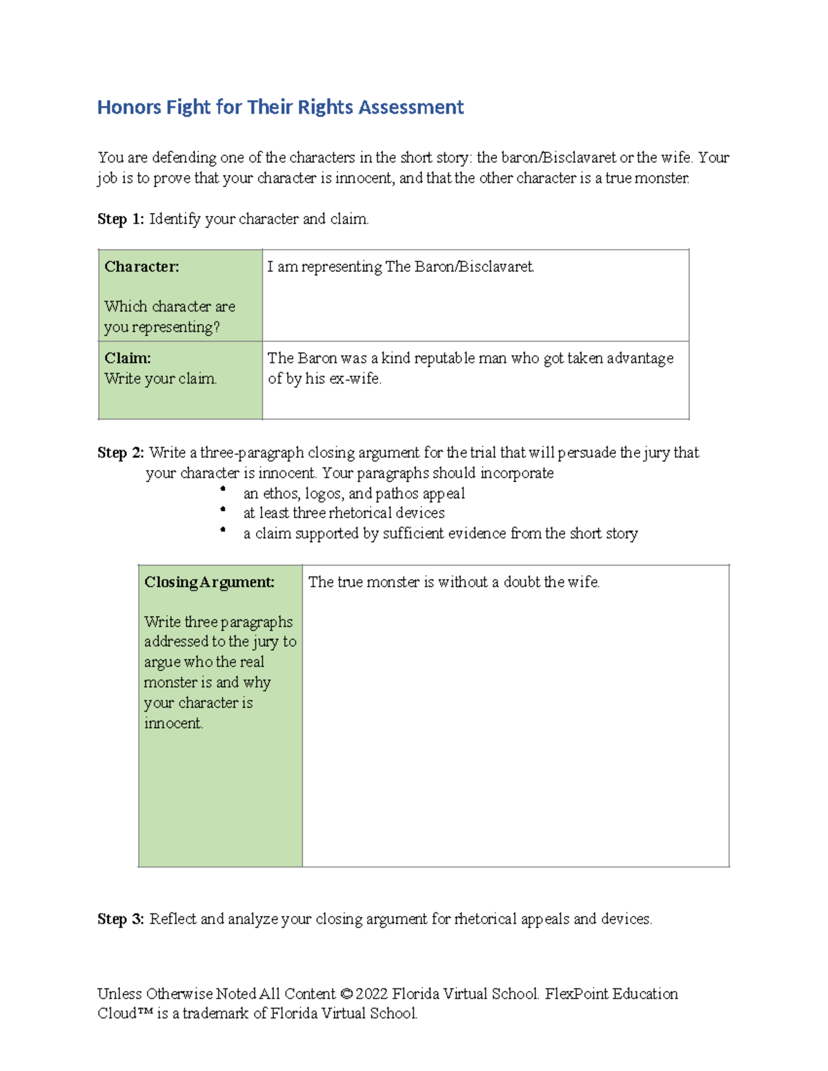 Honors fight for their rights Template - Honors Fight for Their Rights ...