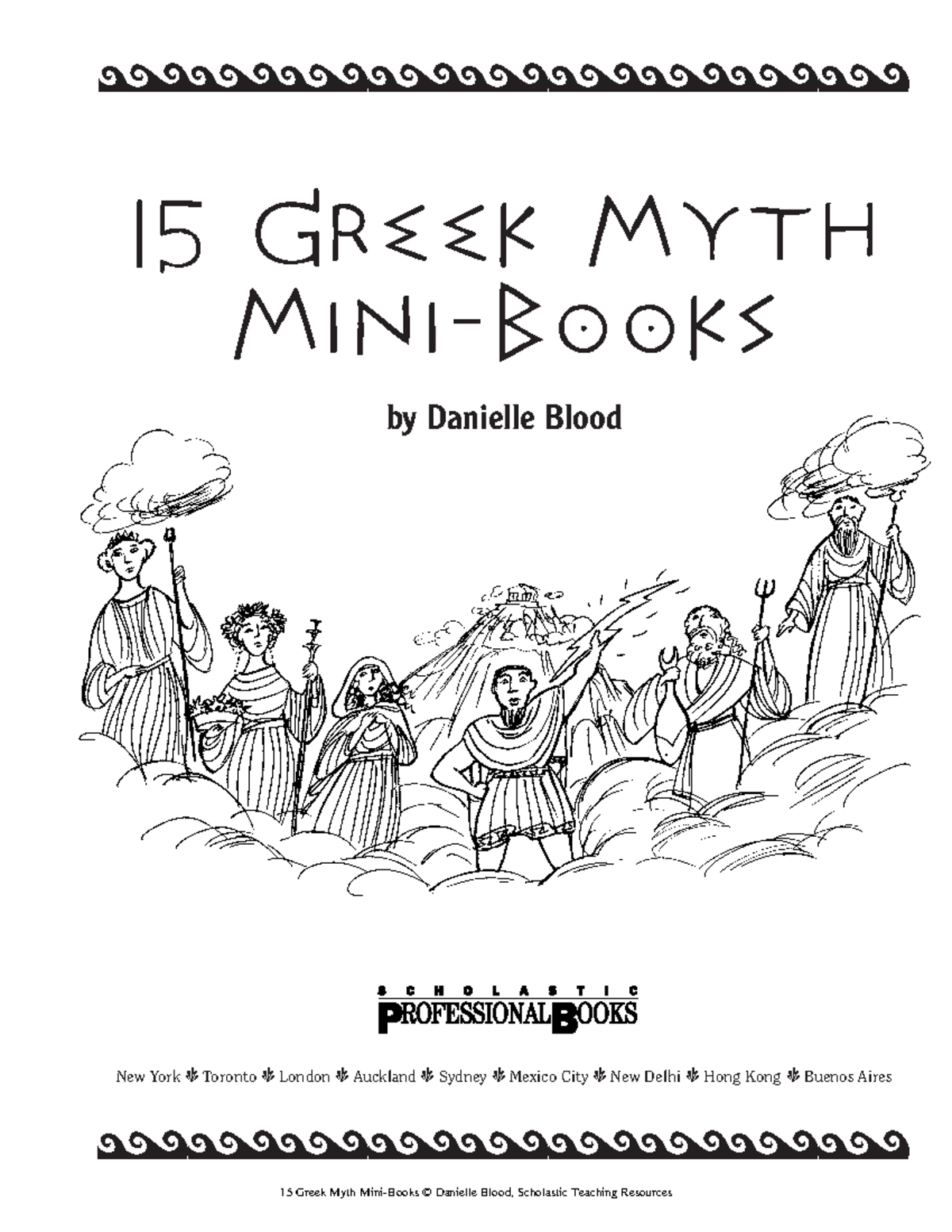 15 Greek Myth Mini-Books Reproducible Comic Book-Style Retellings That ...