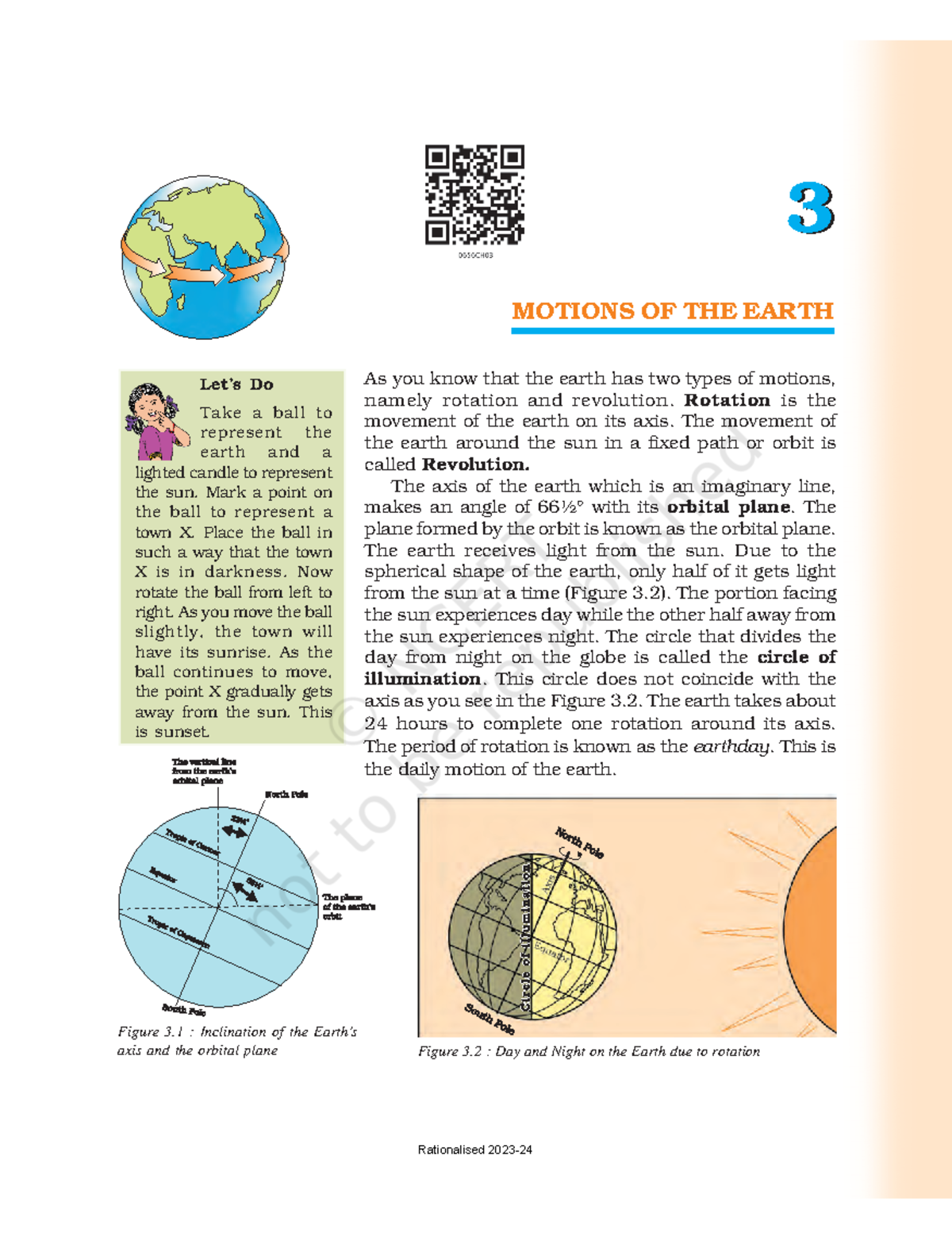 Rotation and Revolution - MOTIONS OF THE EARTH 33 Let’s Do Take a ball ...