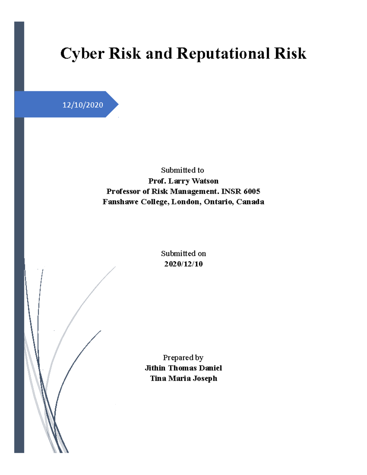 Cyber Risk and Reputational Risk - 12/10/ Cyber Risk and Reputational ...