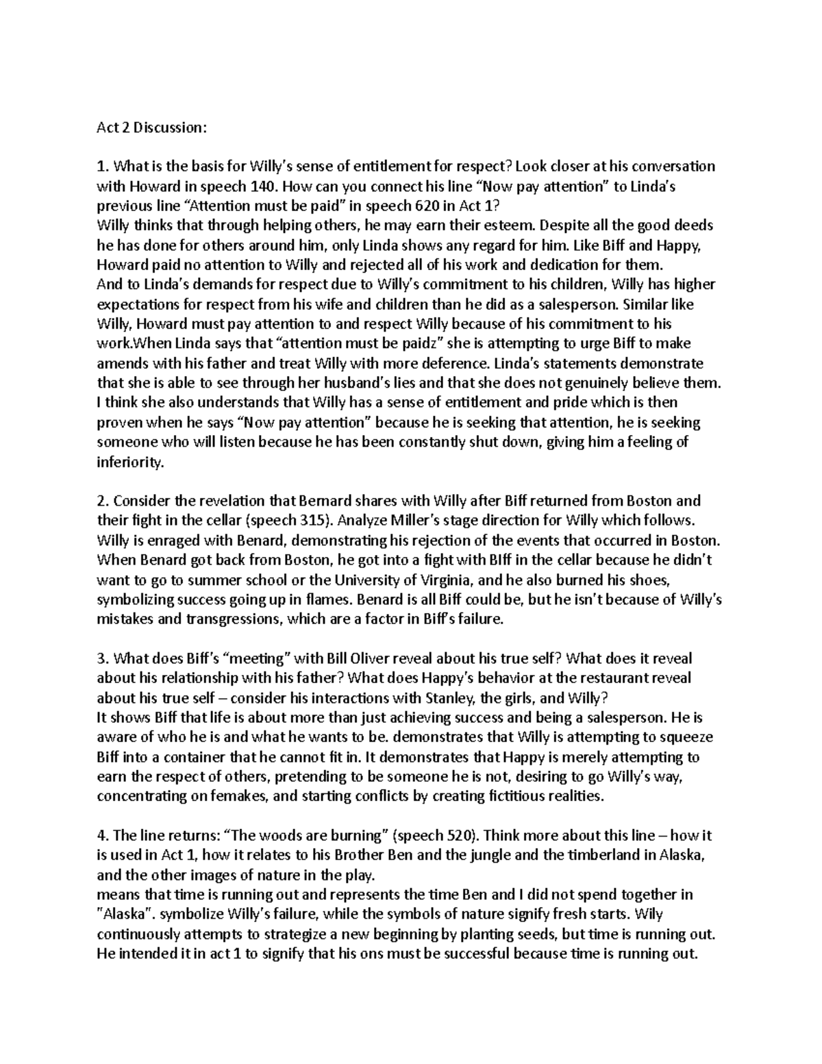 ACT 2 - English class - ENG 1301 - Studocu