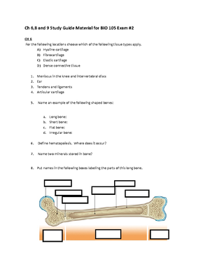 Ch 6,8 and 9 Study Guide - practice for exam - Ch 6,8 and 9 Study Guide ...