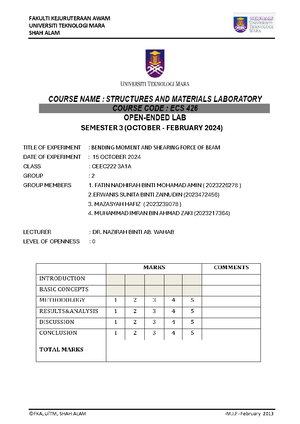 Lab 9 - Task for concrete mix design - Lab 9: Concrete mix design Task ...