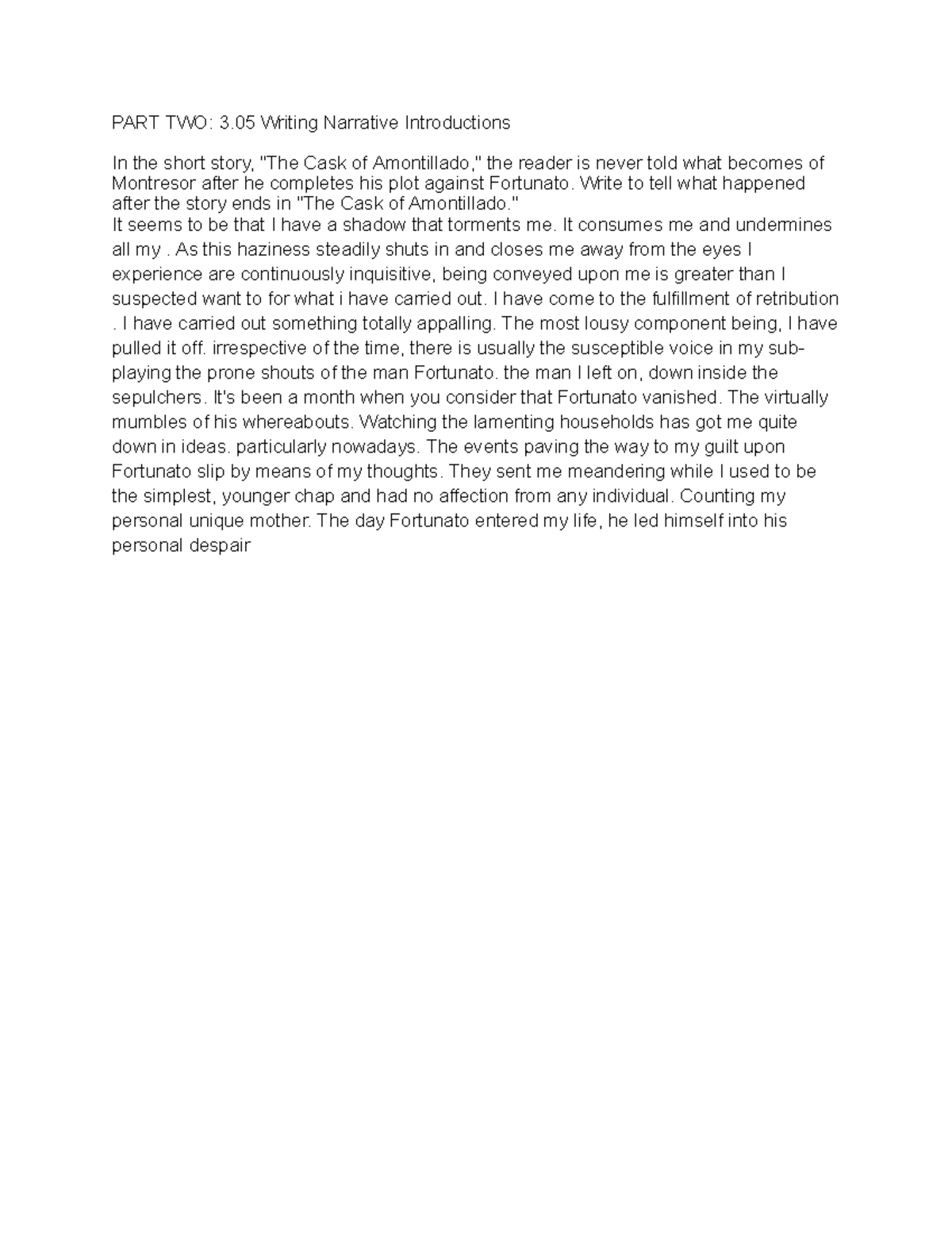 03 - PART TWO: 3.05 Writing Narrative Introductions - PART TWO: 3 ...