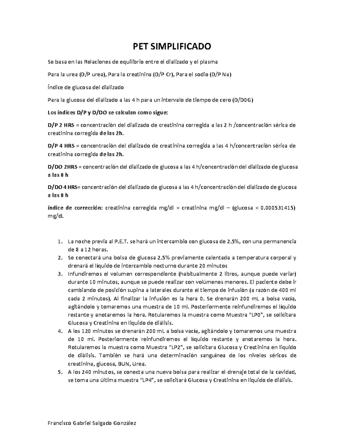 PET Simplificado - TEST DE EQUILIBRIO PERITONEAL, COMO REALIZARLO ...