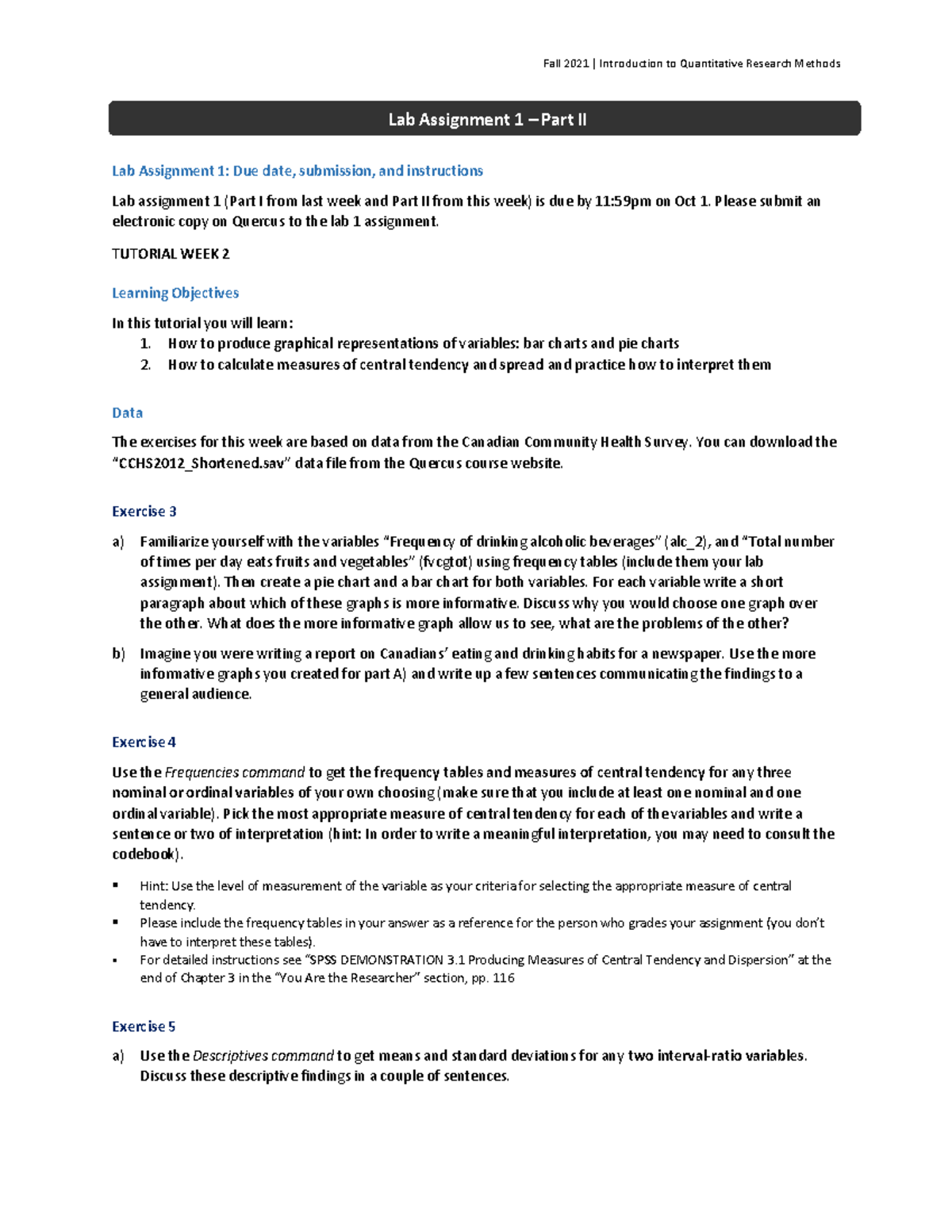 SOC202 Lab assignment 1 Part II-1 - Fall 2021 | Introduction to Quantitative Research Methods ...