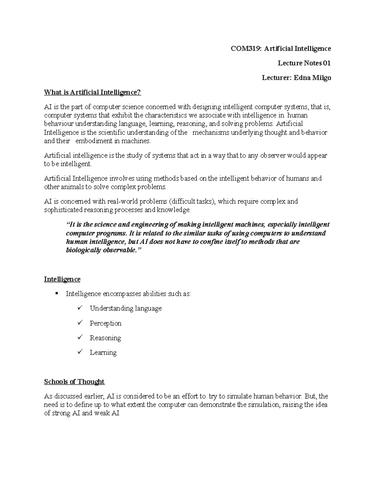 Lecture Notes 01 pdf - This is a database course that a student can use ...