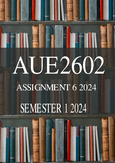 AUE2602 - Unisa - Auditing Corporate Governance In Accounting - Studocu