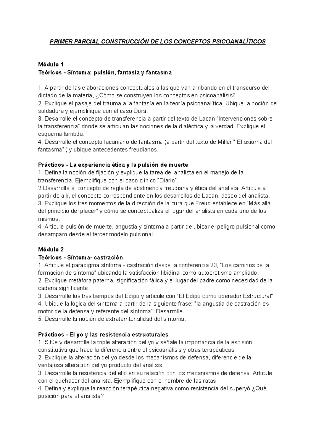 Preguntas del primer parcial de ccp - PRIMER PARCIAL CONSTRUCCIÓN DE LOS CONCEPTOS ...