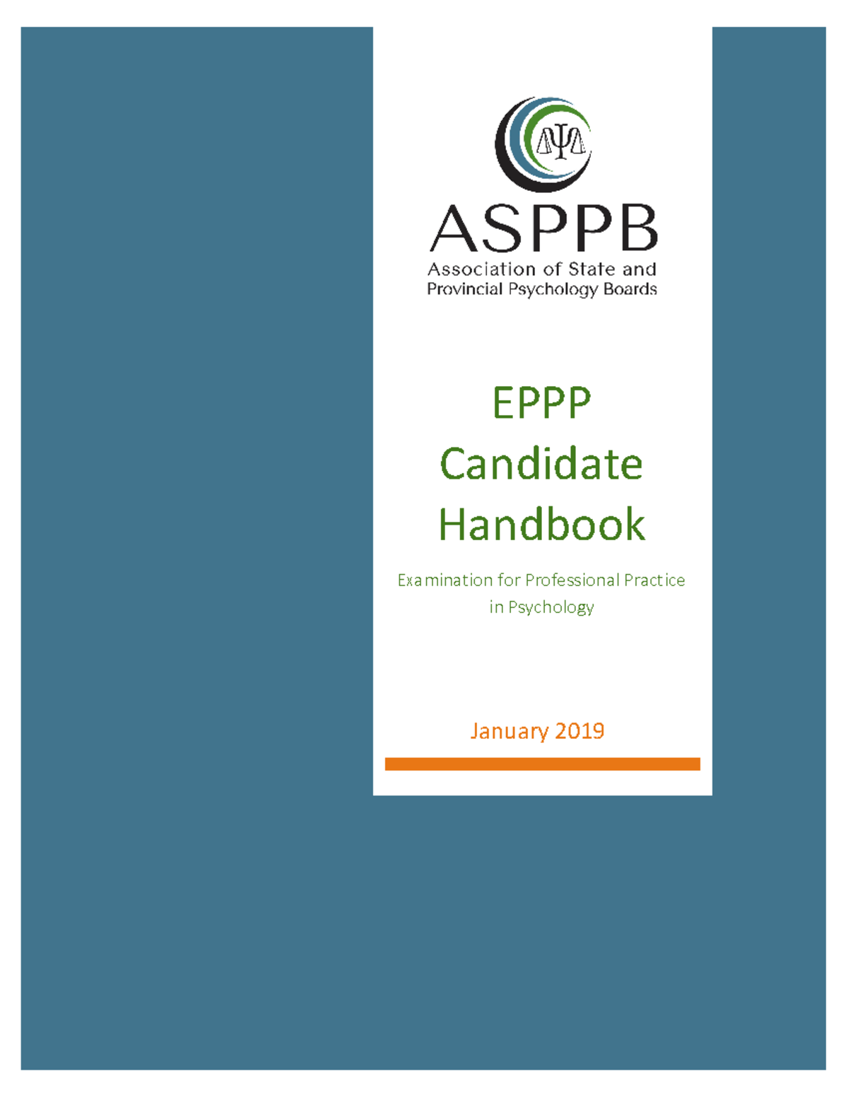 Eppp cand-handbook-1 16 2019 - EPPP Candidate Handbook Examination for ...