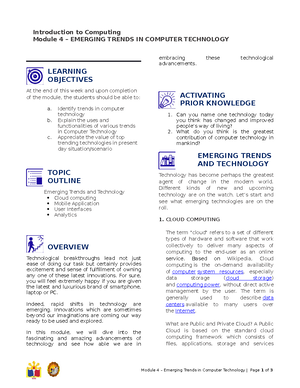 Module 2 Lesson 2 The Internet - Module 2 Lesson 2 The Internet What is ...
