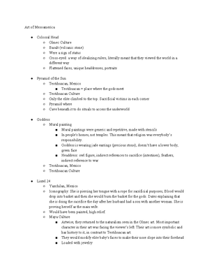 ARHI 10043 Intro to Art History CH 1-5 - Chapter 1 - Art Before “Art ...