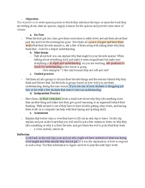 Lesson Planning 101 - Lesson Planning 101 - NOTES Teaching Channel ...
