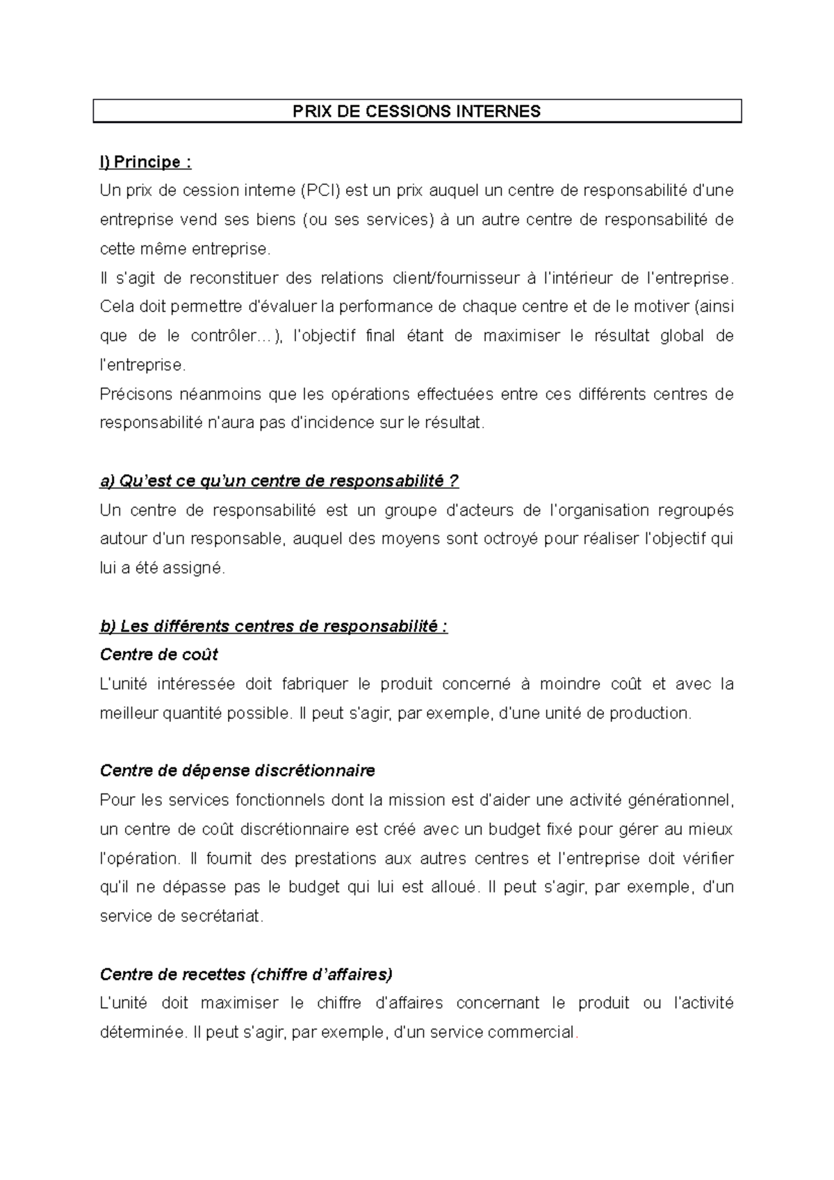 PRIX DE Cessions Internes 1712 2020 - PRIX DE CESSIONS INTERNES I ...