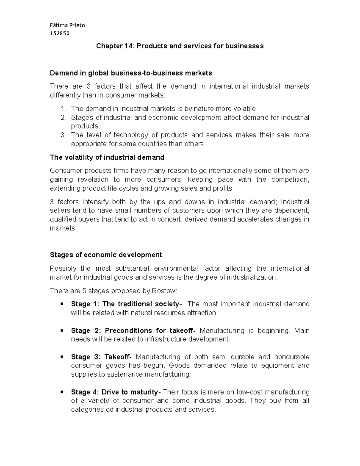 Chapter 14 - Resumen capítulo 14 - Fátima Prieto 152850 Chapter 14 ...