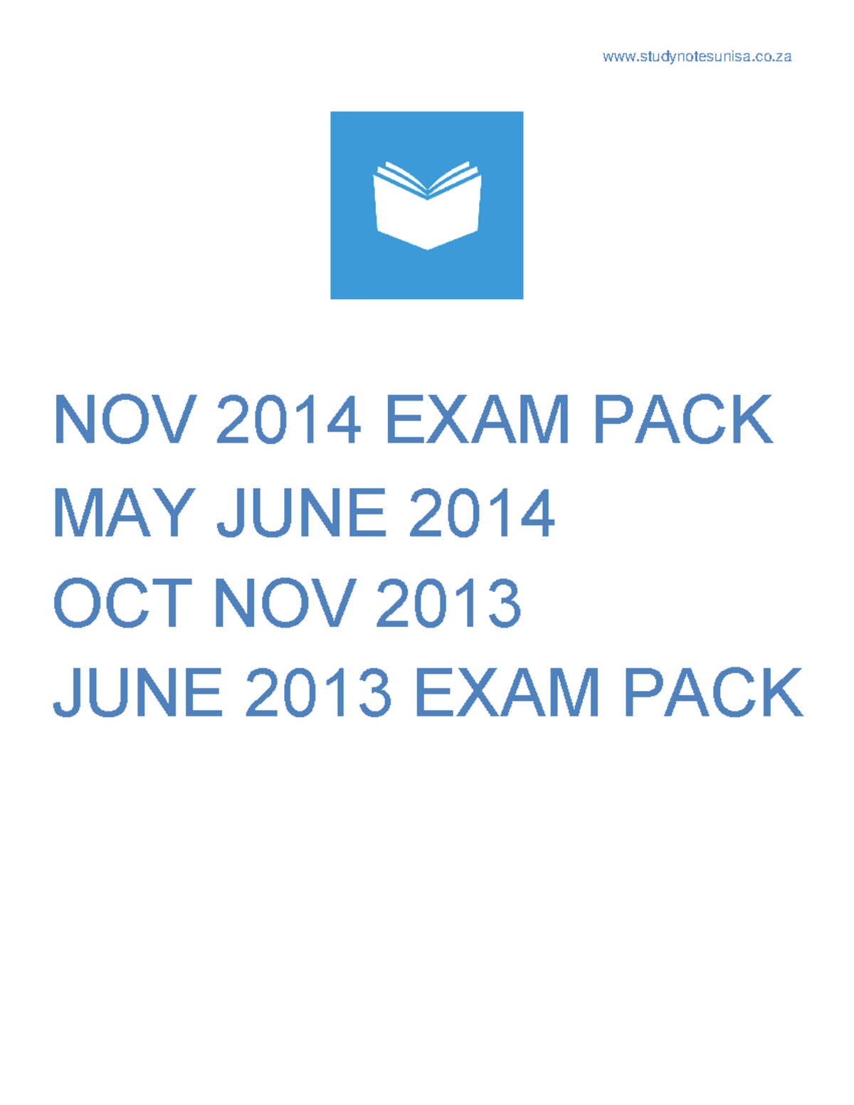 Exampad - exam pad - NOV 2014 EXAM PACK MAY JUNE 2014 OCT NOV 2013 JUNE ...