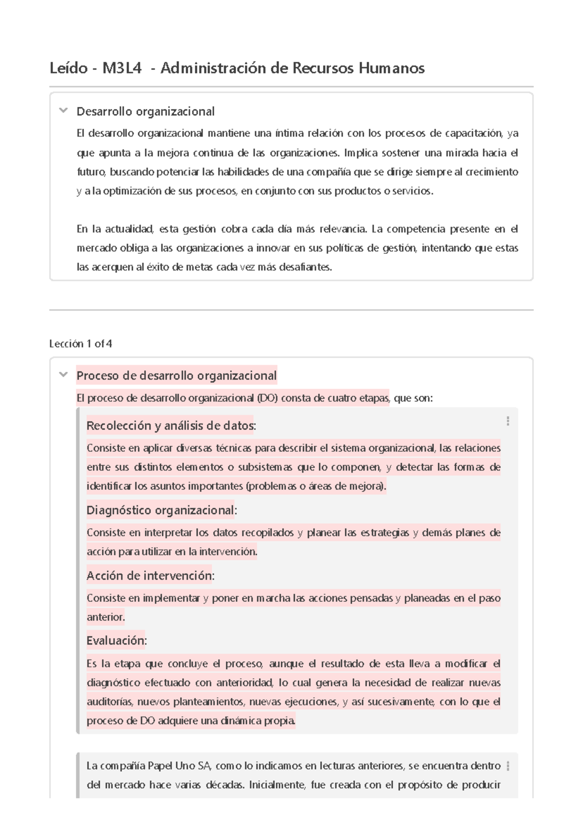 M3L4 - Administración de Recursos Humanos - Leído - M3L4 - Administración de Recursos Humanos ...