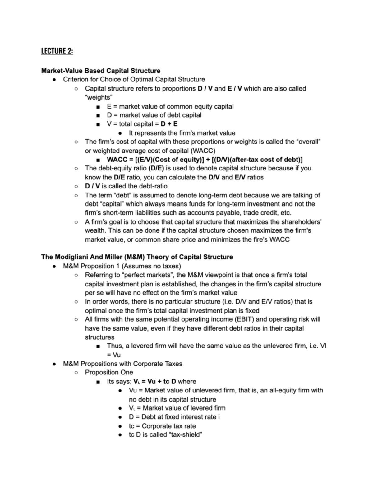 Lecture 2 notes of the course binder given in class - ADM3350 - uOttawa ...