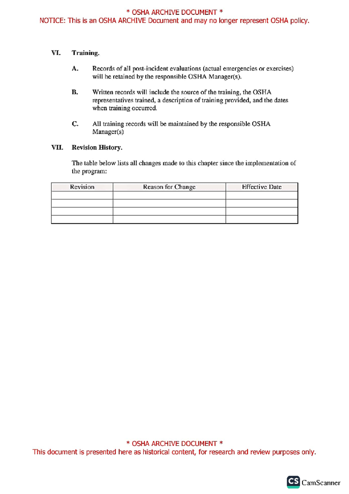 OSHA Field safety and health manual p7 - Studocu