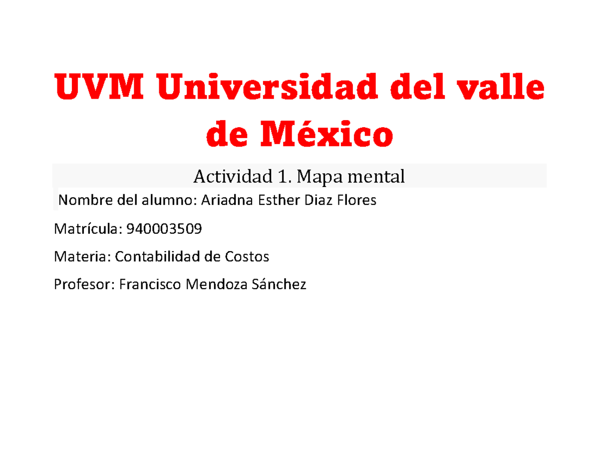 A1 AEDF - muy bien explicado - ingreso universidad - UVM Universidad ...