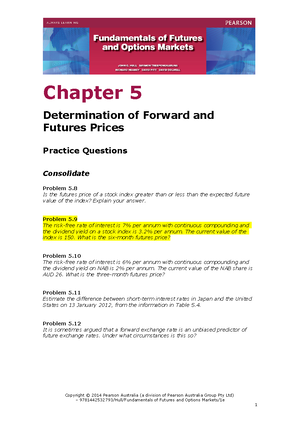 Week 3 tutorial - questions - Chapter 3 Hedging Strategies Using ...