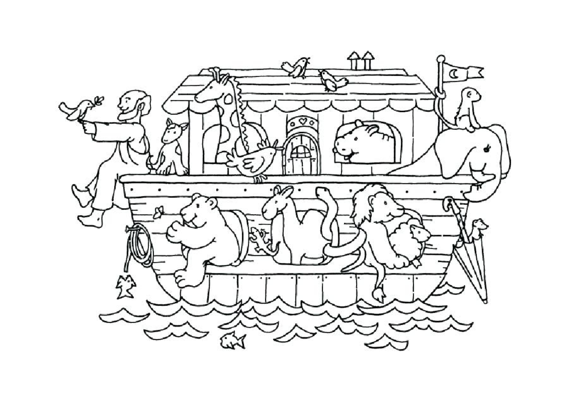 Noah & the ark Spanish lesson - Arca de Noé Génesis 6- Dios le dijo a ...