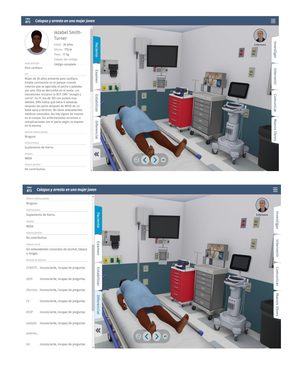 Full code 2 - caso clinico - FULL CODE CASO 2 HISTORIA CLINICA 1. FILIACION: Sexo: mujer Edad ...