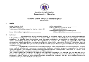 Justification Letter - Republic of the Philippines Department of ...