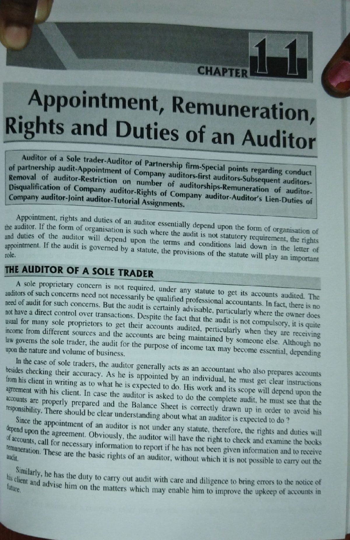 Principles of Audit 4 - Appointment, Remuneration, Rights and Duties of ...