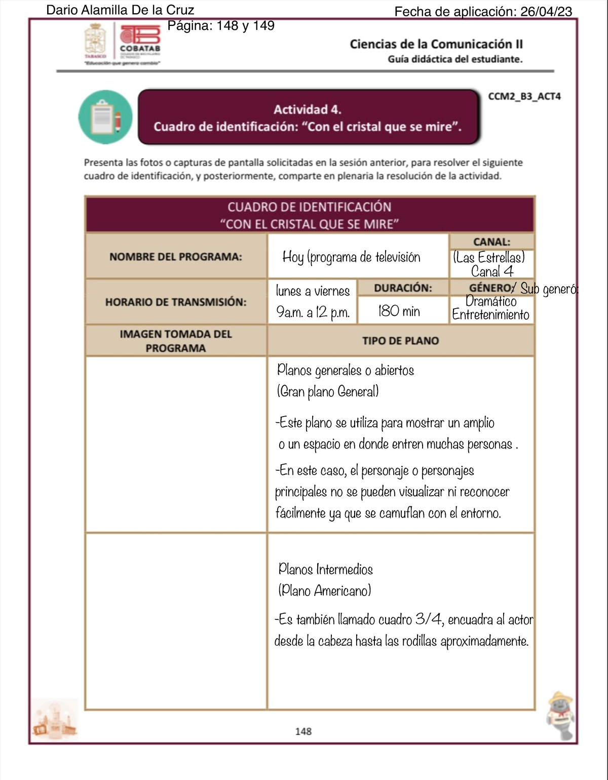 Sin título 12 - mmmmmmmm tareita - actividad integradora 1 modulo 4 - Studocu