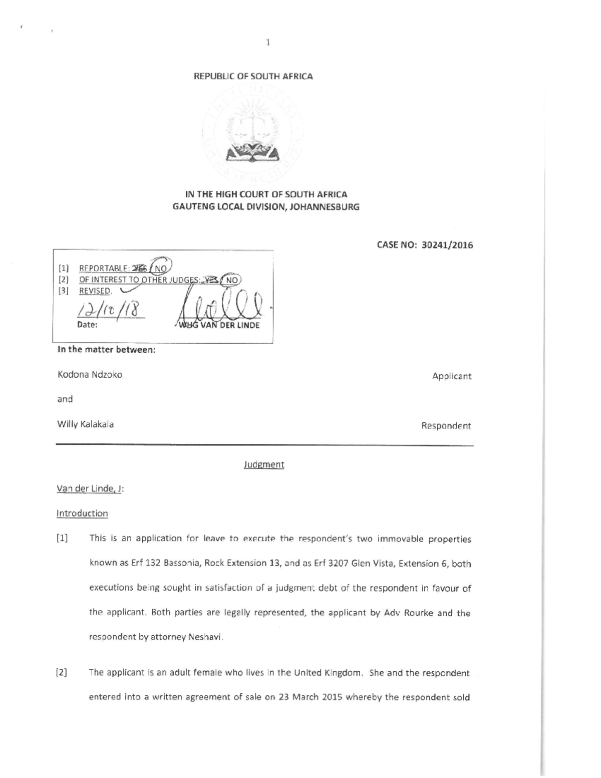 578 - Case law - CSL2601 - Studocu