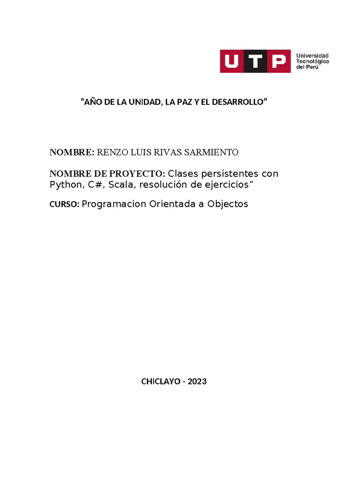 Copia de TA - Programacion - “AÑO DE LA UNIDAD, LA PAZ Y EL DESARROLLO ...