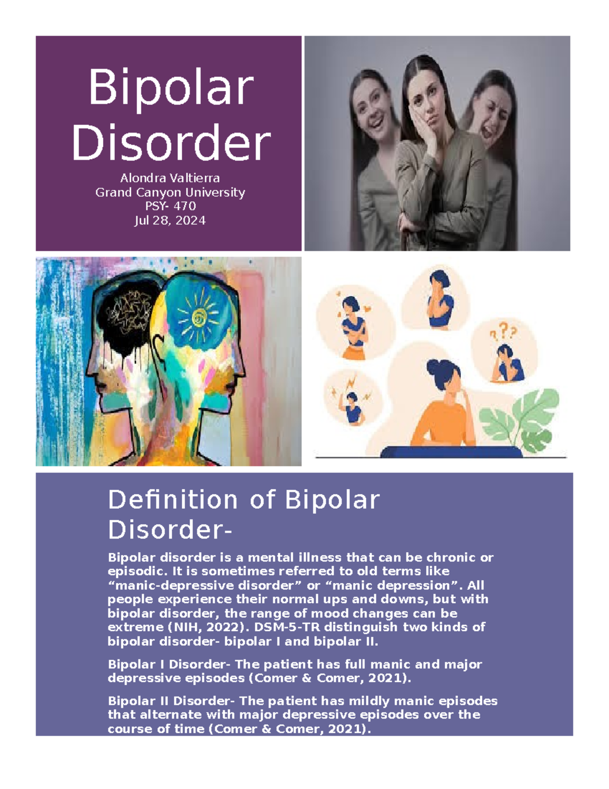 Benchmark – Mental Health Newsletter:Brochure - Bipolar Disorder ...
