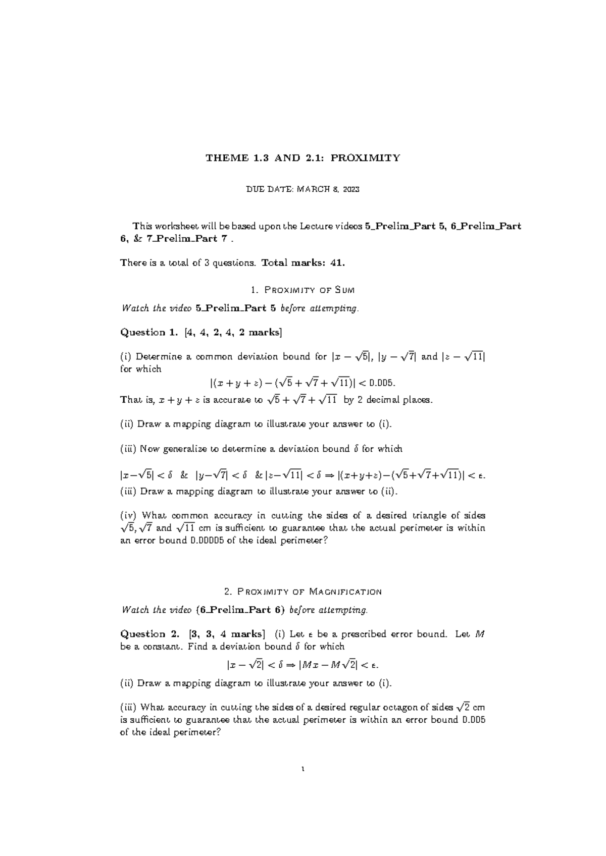 0 Ass3 2023 Question And Memo - THEME 1 AND 2: PROXIMITY DUE DATE ...