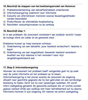 voorbeeldvragen examen consumentengedrag - Consumentengedrag ...