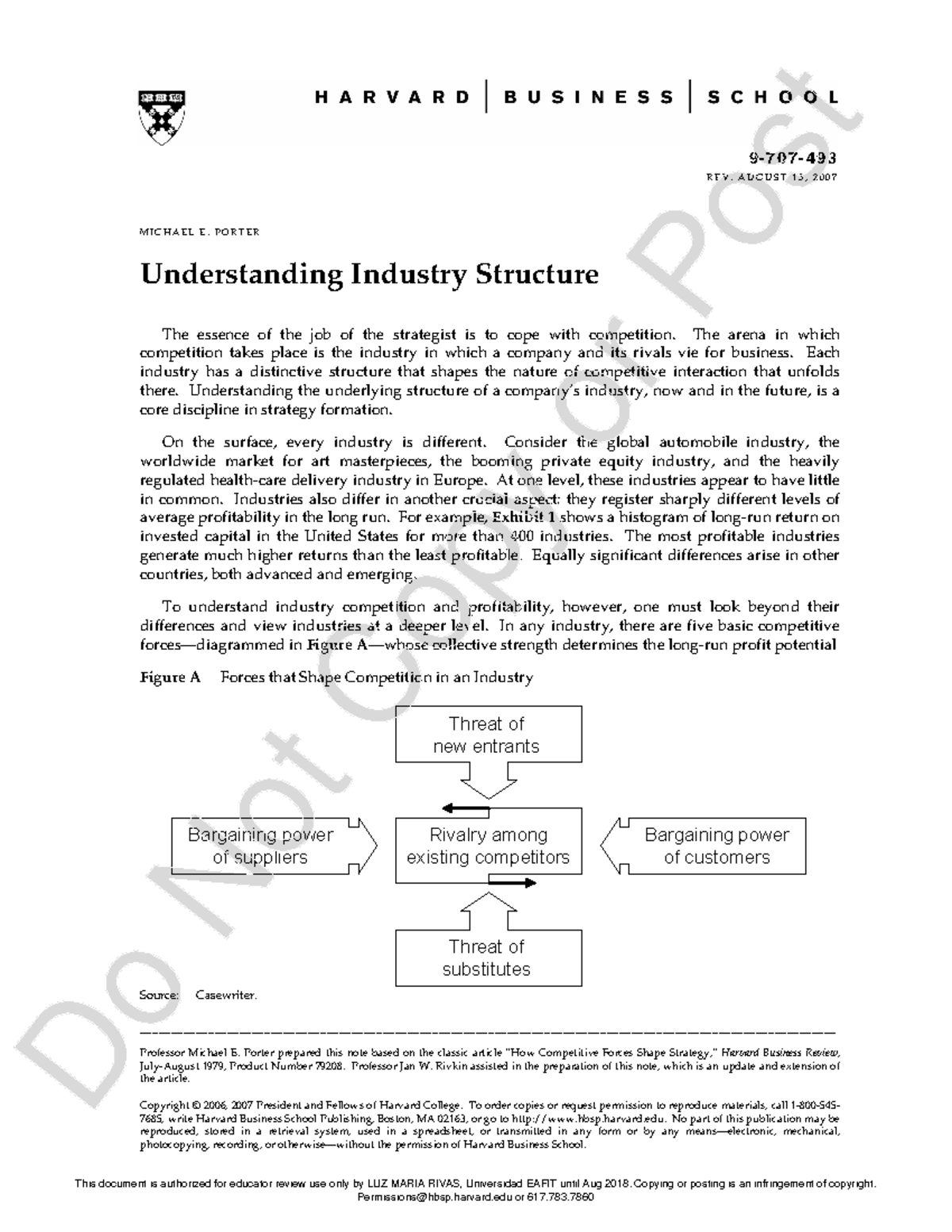 3. Understanding Industry Structure - 9-707- REV: AUGUST 13, 2007 ...