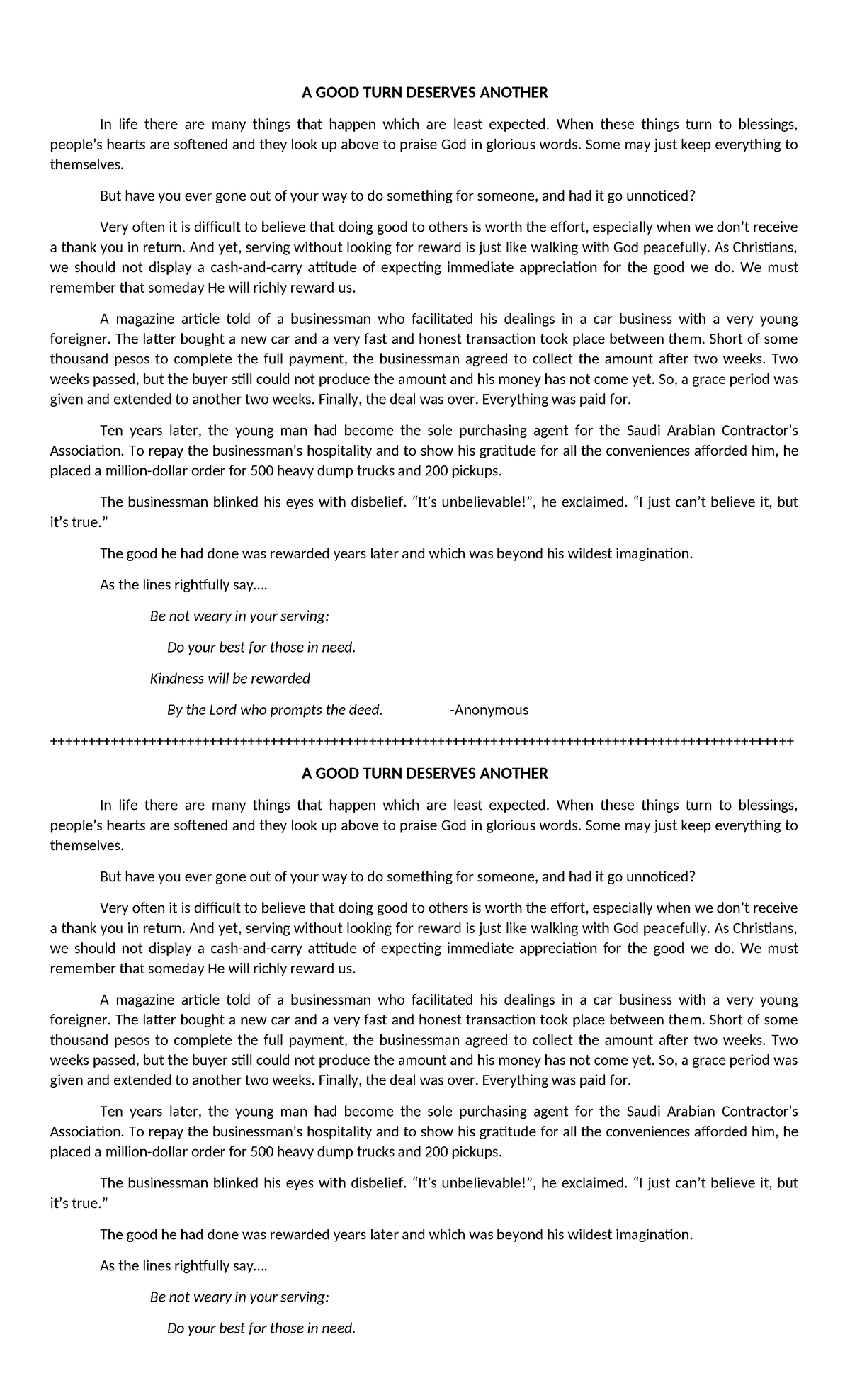 Catch-UP- Friday-MAR.15-2024- Students-COPY-AND- Activity. - A GOOD ...