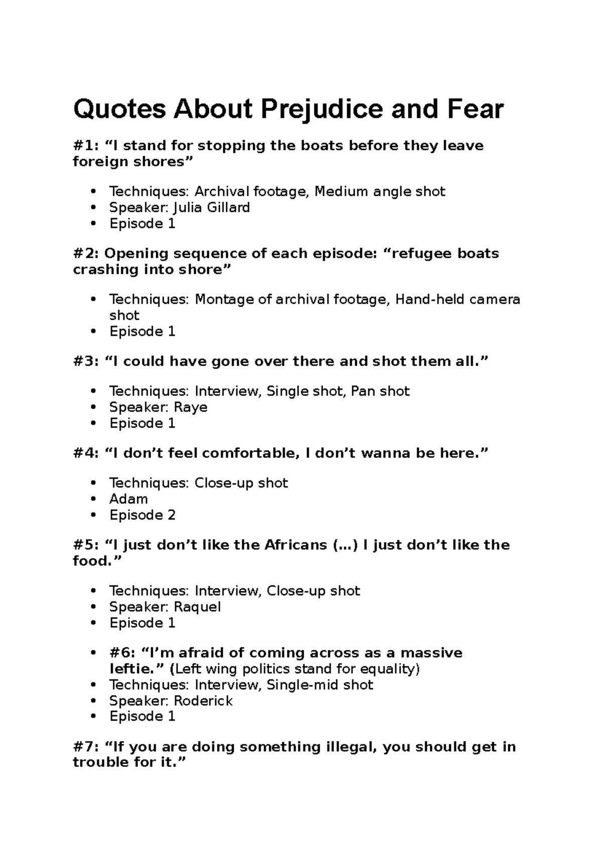 Common mod quotes - Quotes About Prejudice and Fear #1: “I stand for ...