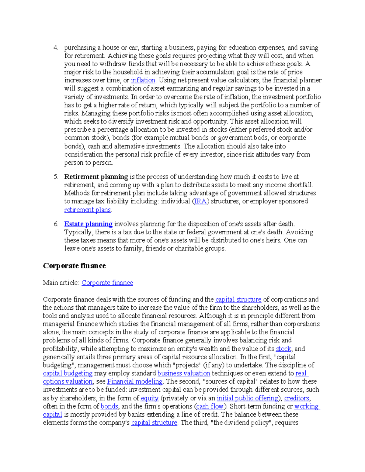 259251581-Finance - vfch gfvg - purchasing a house or car, starting a ...