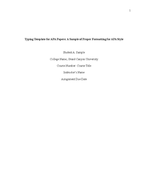 Writing Center Style APA 7th Edition Style Guide - Grand Canyon ...