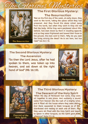 The Glorious Mysteries - And they found the stone rolled away from the ...