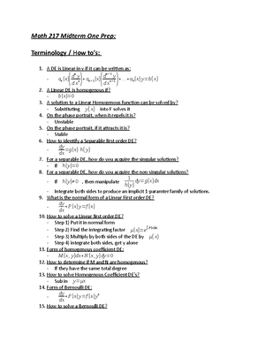 Midterm 3 Questions - Faculty of Science Department of Mathematics and ...