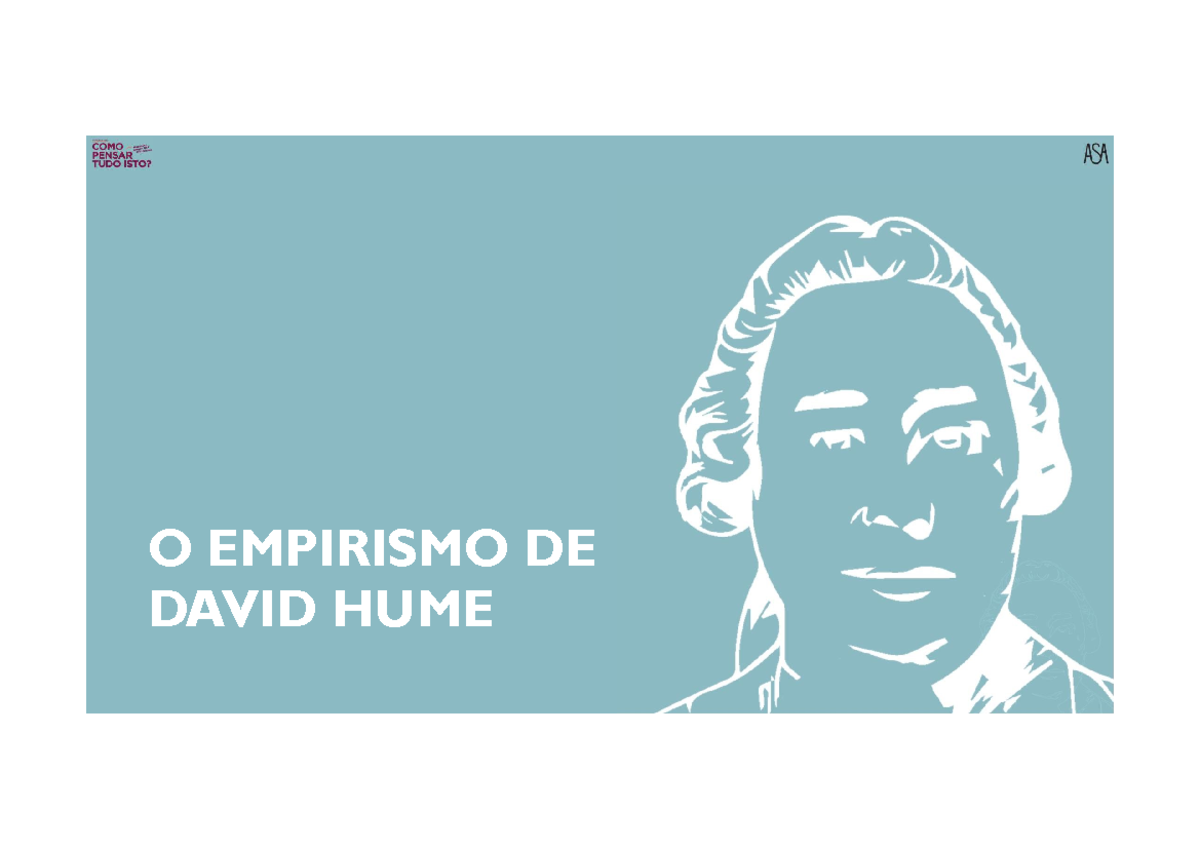 Hume - Resumos de Hume - eficazes de entender - O EMPIRISMO DE DAVID ...