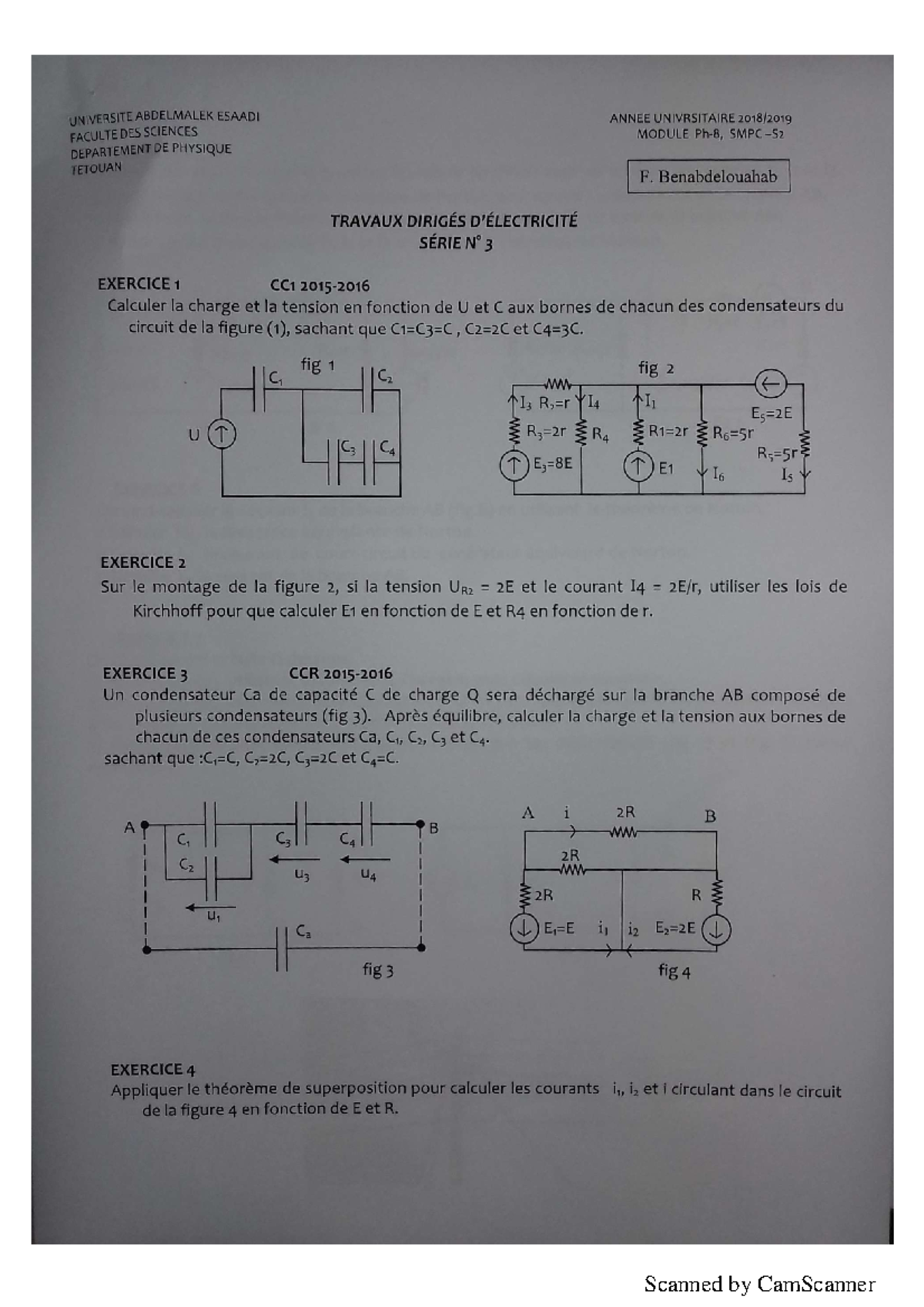 td Serie 3 électrostatique - td Serie 3 electrostatique - į å ļ į Ē Ť ť Ş ą Ē ĝ ŝ Ŝ ĝ ĝ ĝ Ē ...
