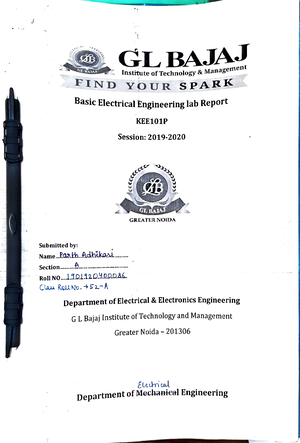 Unit 5 Electrical Installations - Fundamentals of Electrical ...