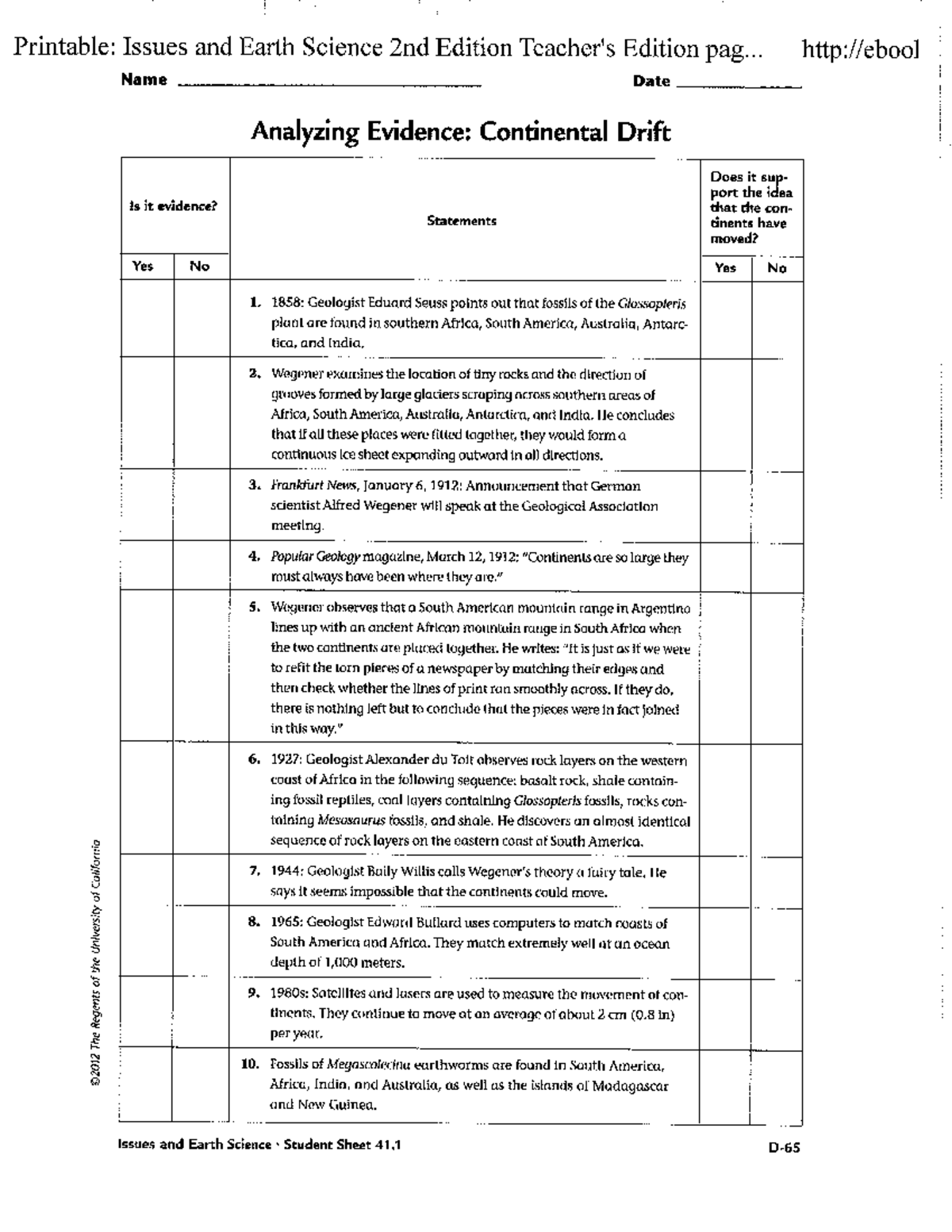 Analyzing evidence - BIO 294 - Studocu
