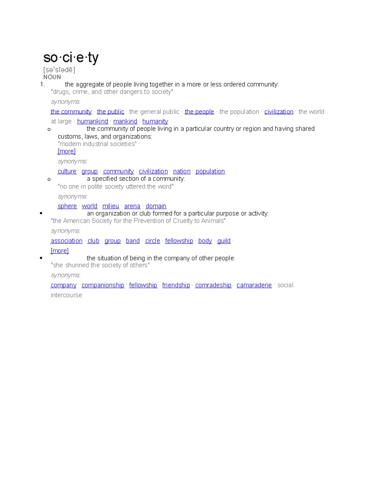 Society - Studocu