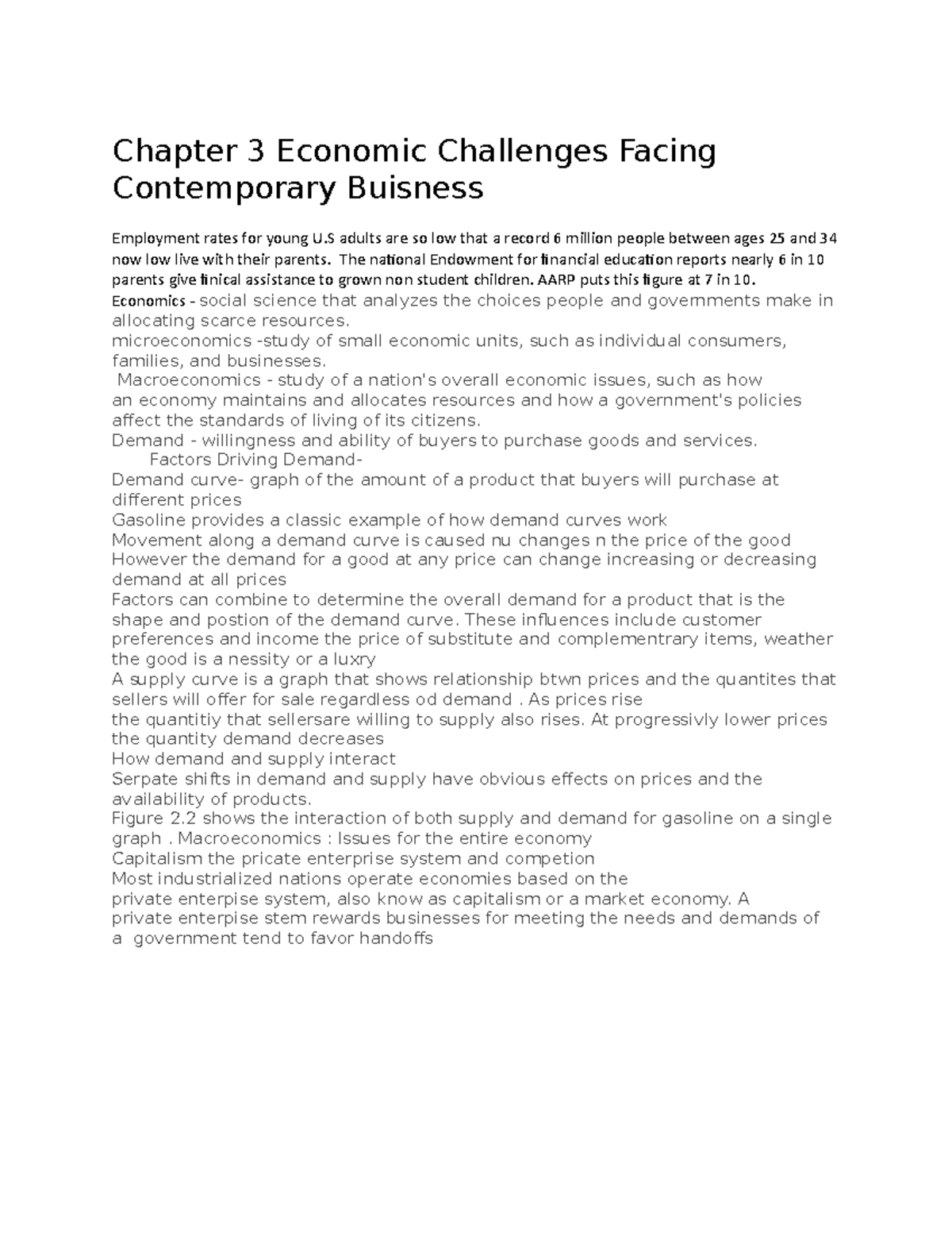 Chapter 3 Economic Challenges Facing Contemporary - The national ...