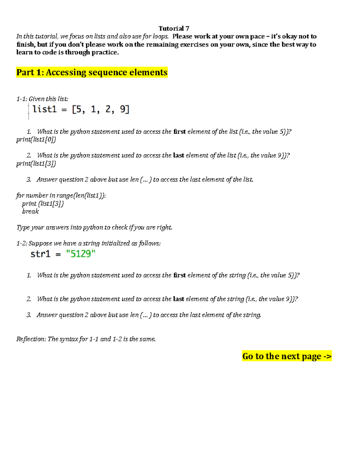 COMP tutorial 6 - COMP-1005 - Carleton - Studocu