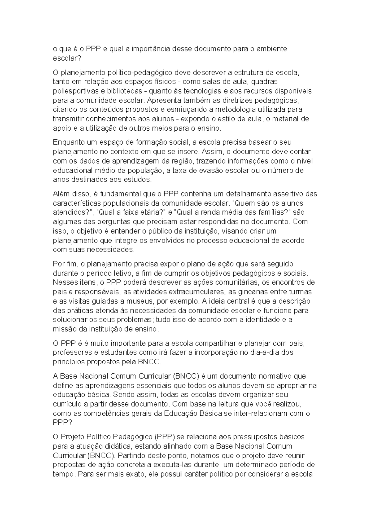 Cola - O que é o PPP e qual a importância desse documento para o ...